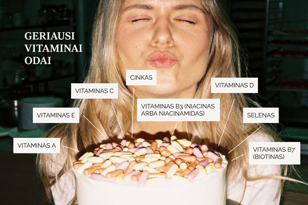 Vitaminai odai: geriausi pasirinkimai | Daily Spoon